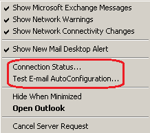 Outlook Connection Status – Jackie Chen's IT Workshop