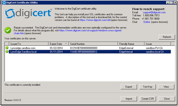 Certificate Request Tool – DigiCertUtil.exe – Jackie Chen's IT Workshop