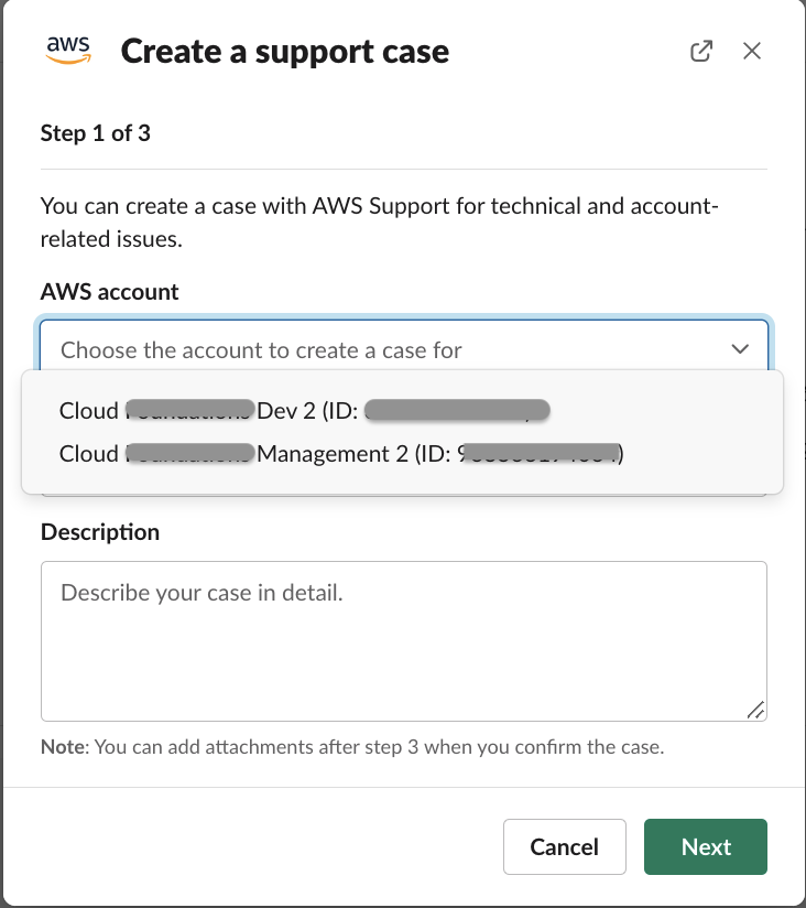 AWS Support App in Slack – Jackie Chen's IT Workshop