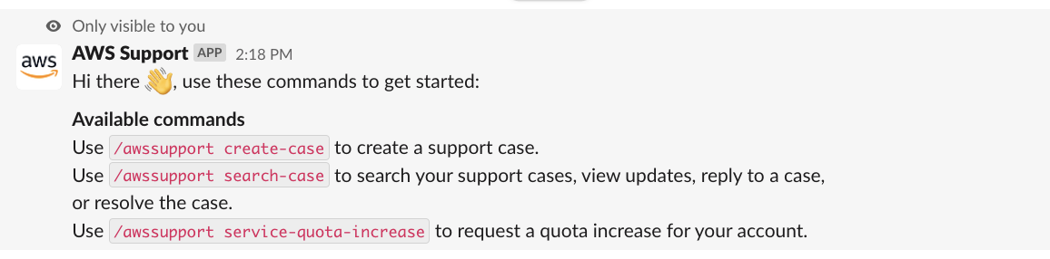 AWS Support App in Slack – Jackie Chen's IT Workshop